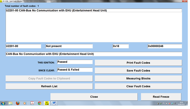 Fault Codes Advice | Astra Owners Network