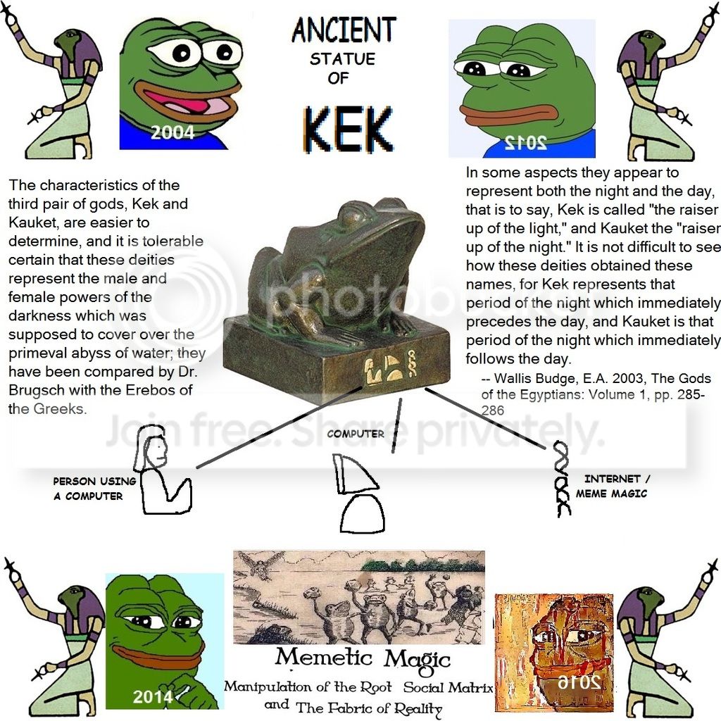 What does "kek" have to do with Trump? Well, this is interesting ...