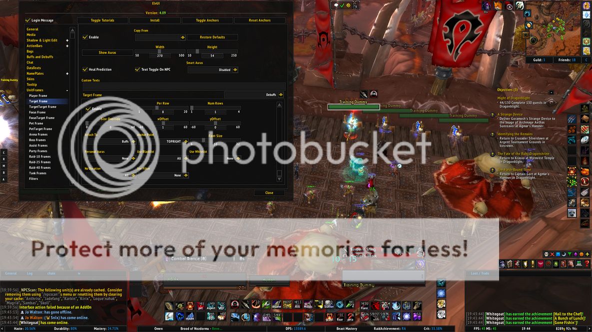 Elvui Debuff question