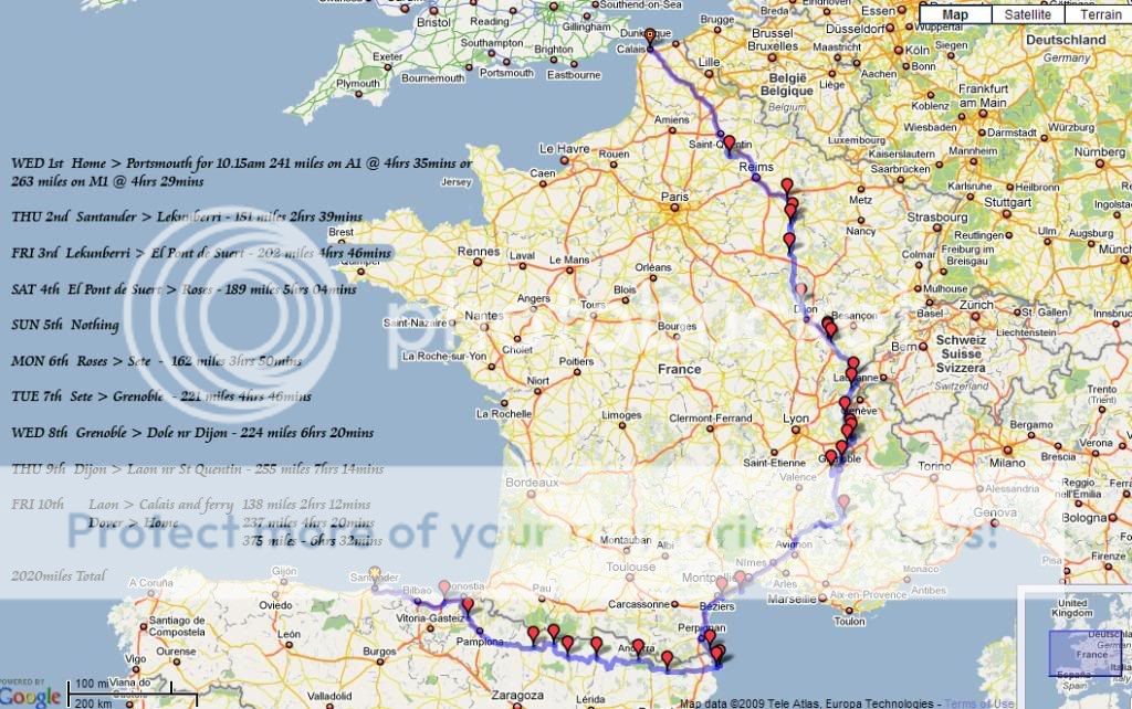 Spain N240 N260 to Roses and up through France edit - Bike Chat Forums