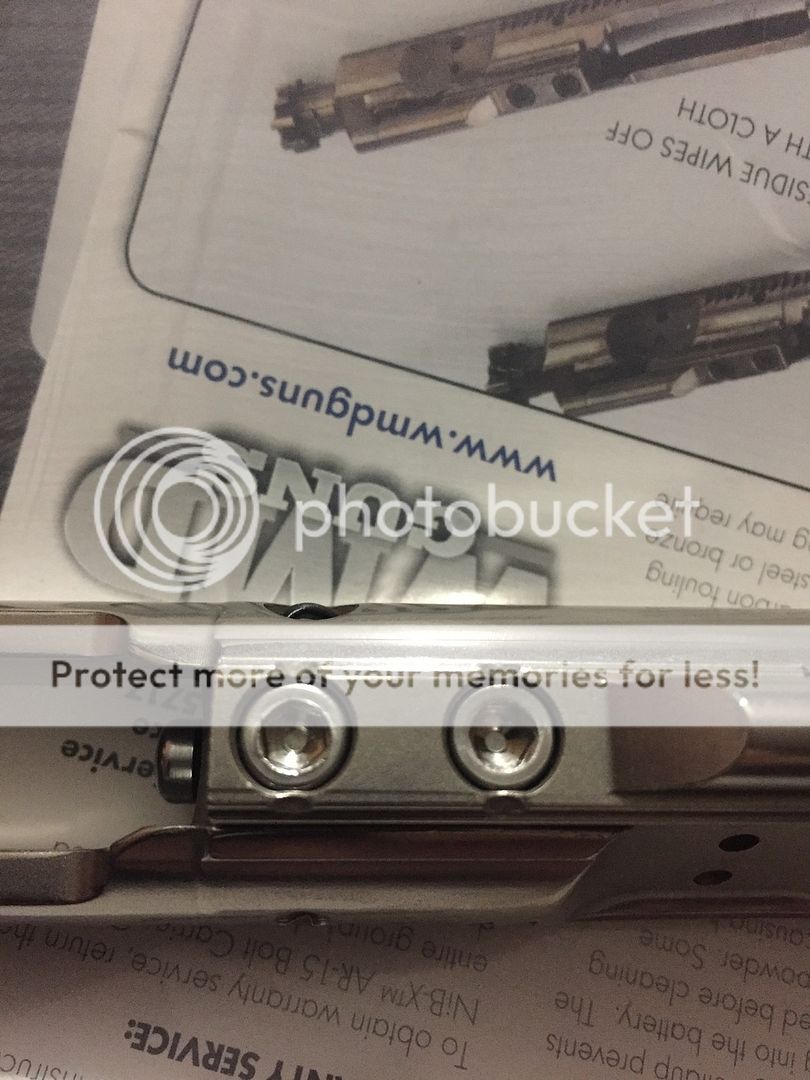 Is this proper staking of the gas key? > Rifles, Uppers, Lowers ...