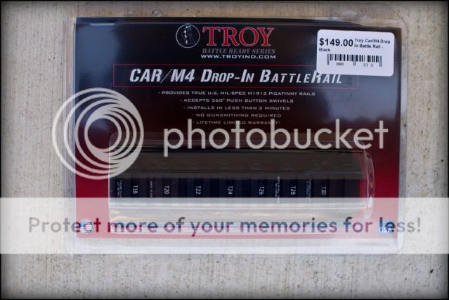 FS: Troy M4 Drop-in Battle Rail - Calguns.net