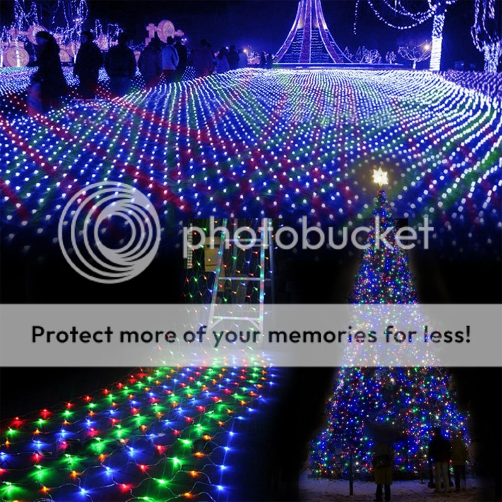 Buy 100 LEDs 10 x 1.6 Feet Long RGBW Chain Net String Lights for Diwali ...